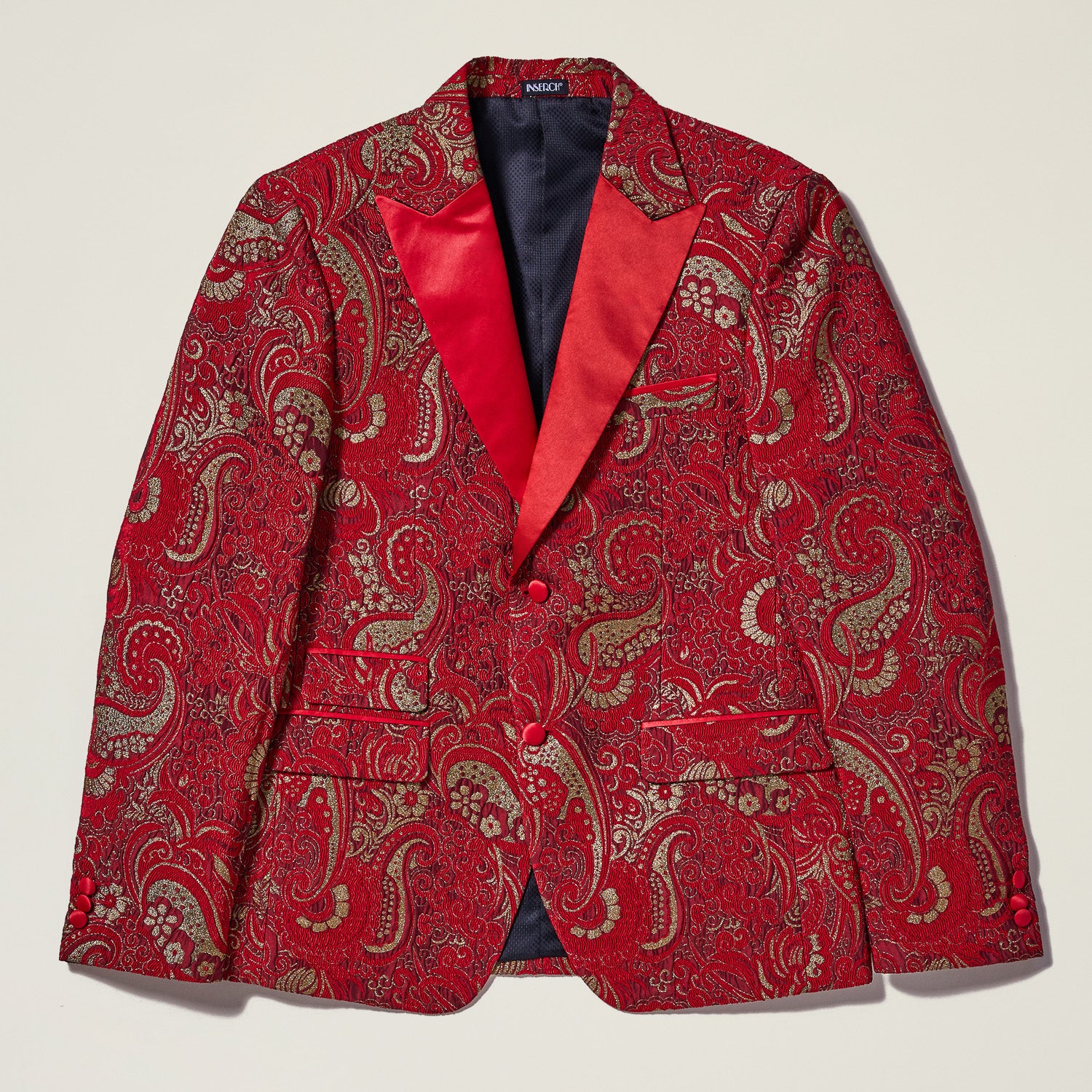 Paisley Jacquard Blazer – INSERCH